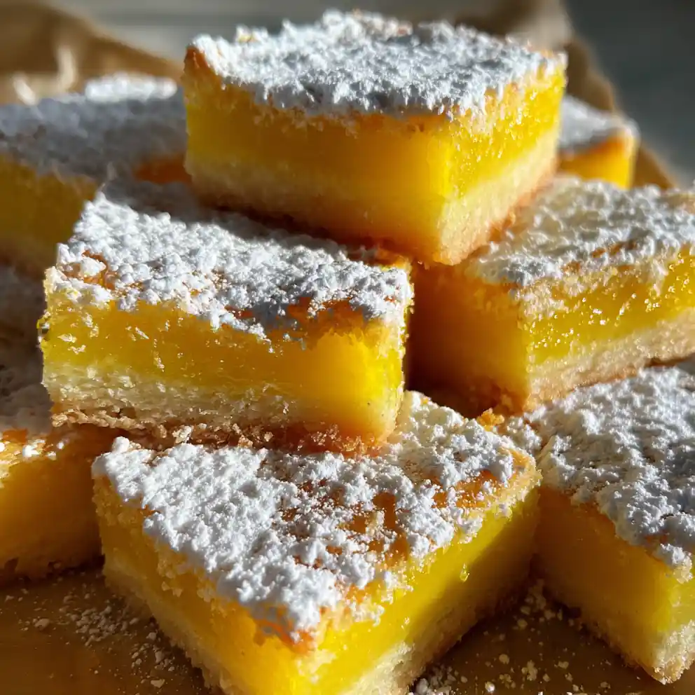 Lemon Squares Recipe Zesty Sunshine Bars With Powdered Snow