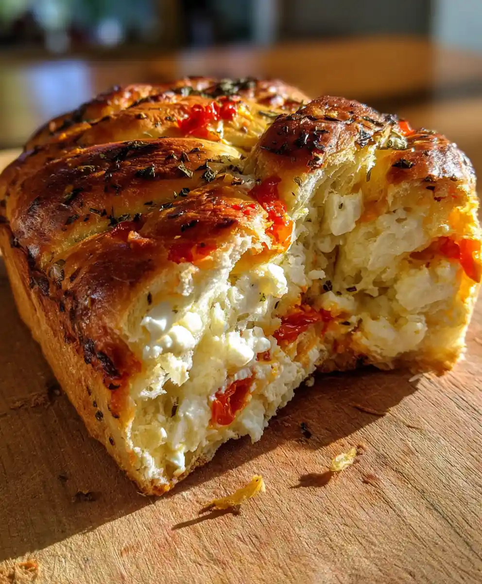 homemade bread recipe without yeast, featuring a vibrant Roasted Red ...