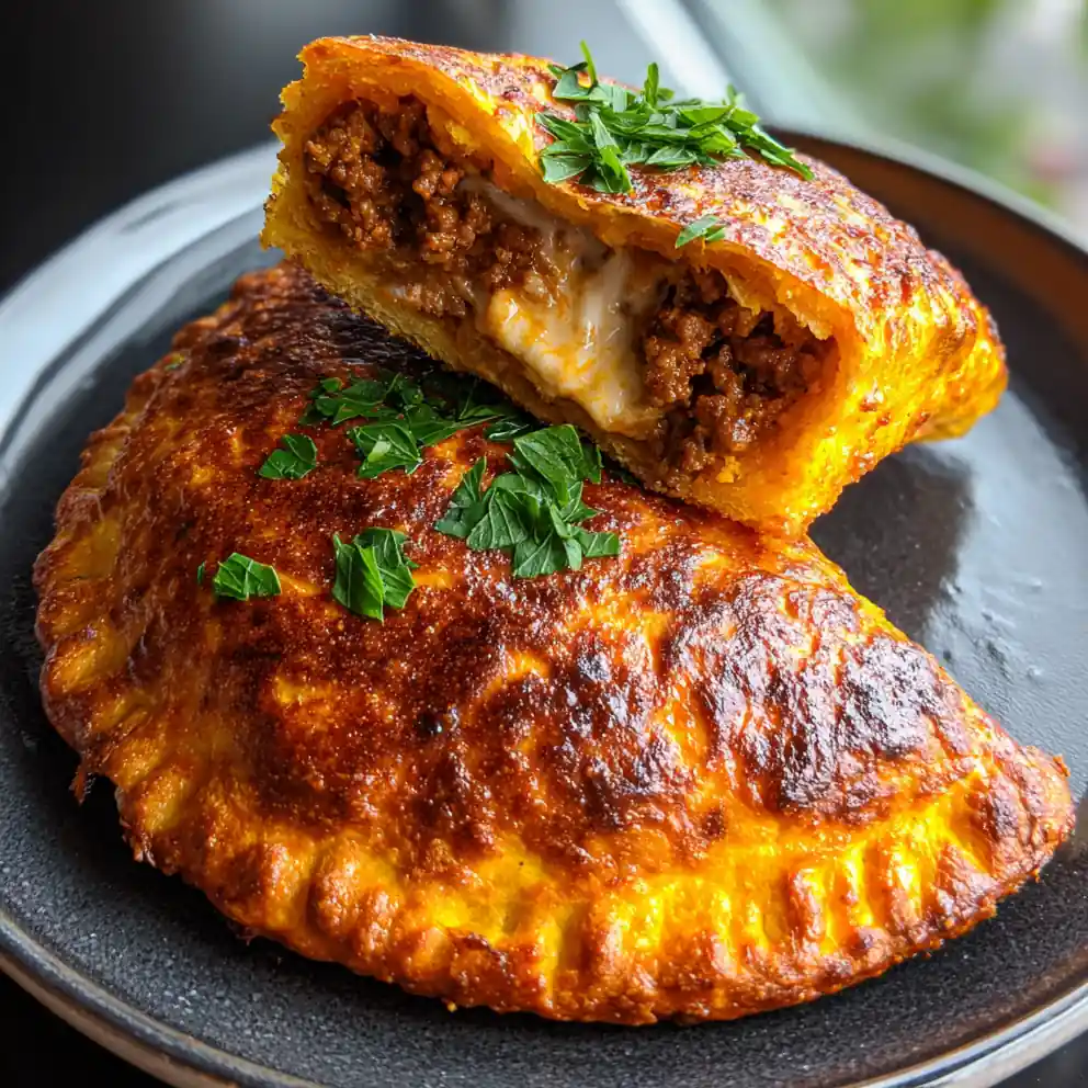 hot pocket recipe, Spicy Harissa Beef and Feta Pockets with Golden ...