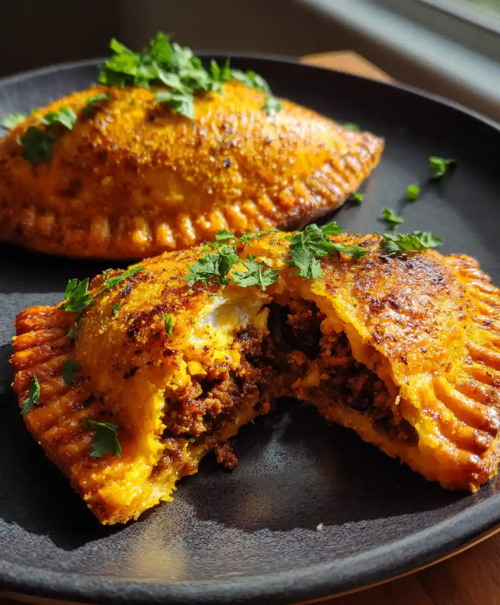 hot pocket recipe, Spicy Harissa Beef and Feta Pockets with Golden ...